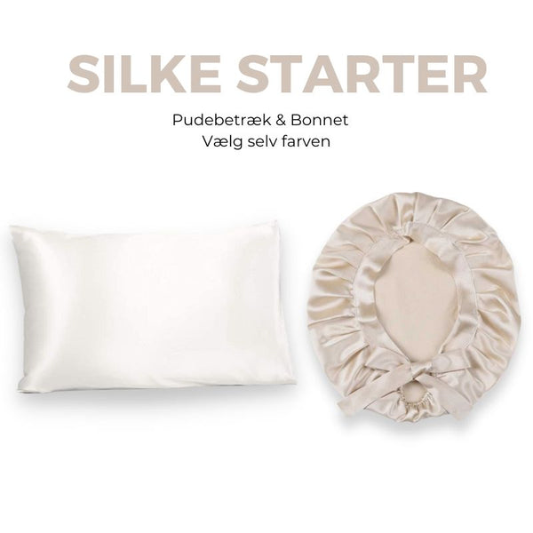 Silke starter - Silke pudebetræk & Silke Bonnet